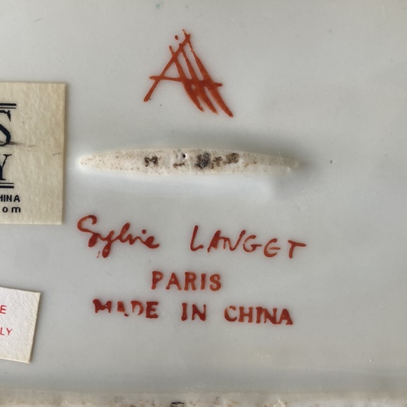 Asiatides | Accents | Sylvie Langet Paris Lidded Tea Caddy Hand Painted ...